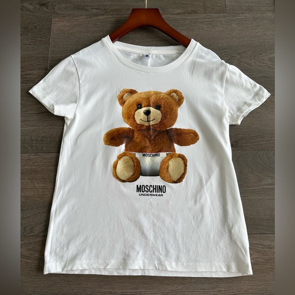 Moschino | Tops | Moschino Bear Tee | Poshmark